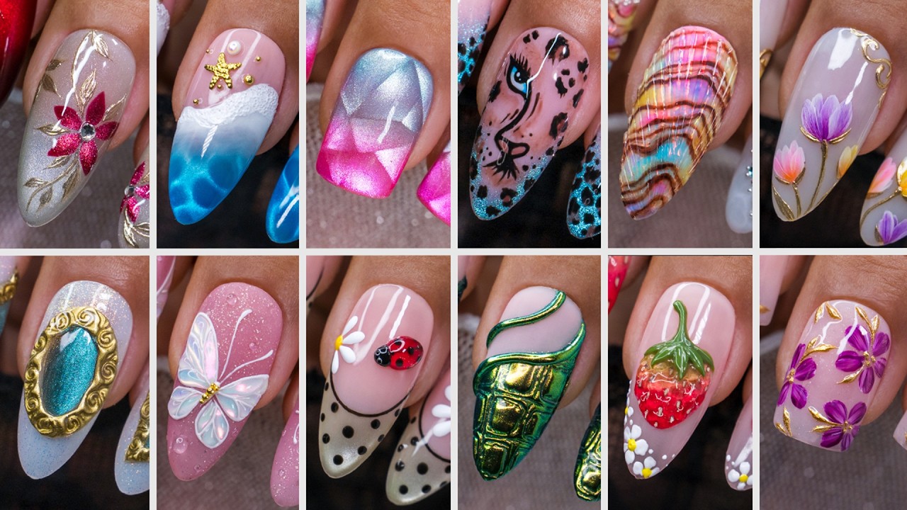 Satisfying Nail Art Ideas | Step-by-Step Compilation