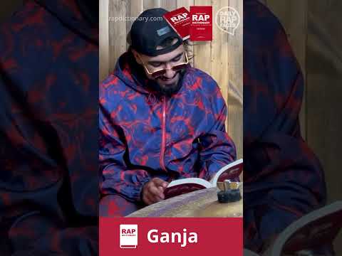 Meaning of "Ganja" with EGT aka ElGrandeToto | Rap Dictionary Book