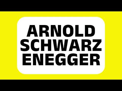 How to Pronounce Arnold Schwarzenegger (Correctly)