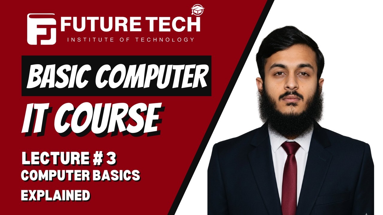 Computer Basics Explained | Lecture 3 | Hardware & Software Guide for Beginners