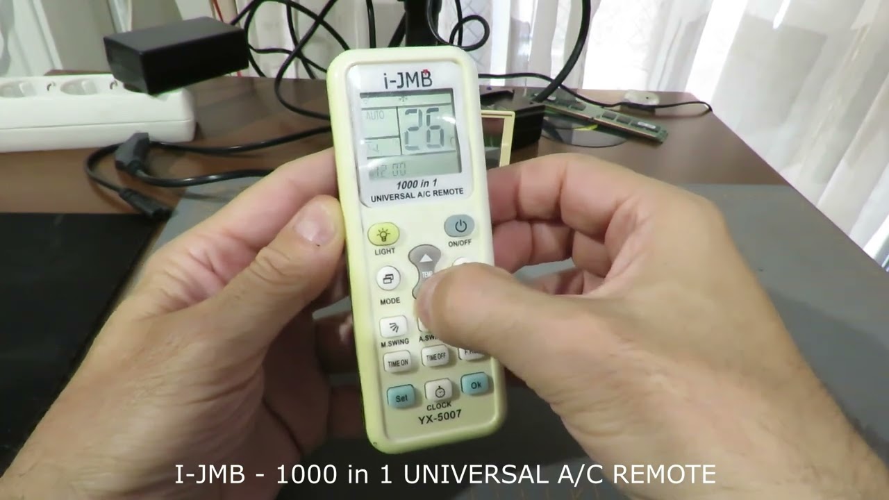 I-JMB - 1000 in 1 UNIVERSAL A/C REMOTE
