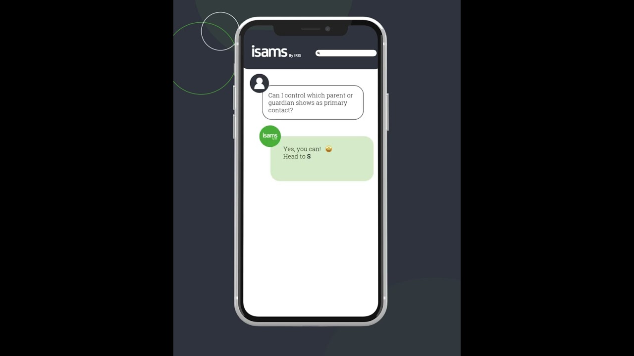 With iSAMS you can easily set which parent or guardian appears as the primary contact
