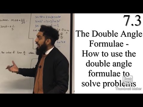 Edexcel A level Maths : 7.3 The Double Angle Formulae