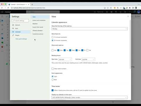 Microsoft 365 Outlook • How to publish a calendar