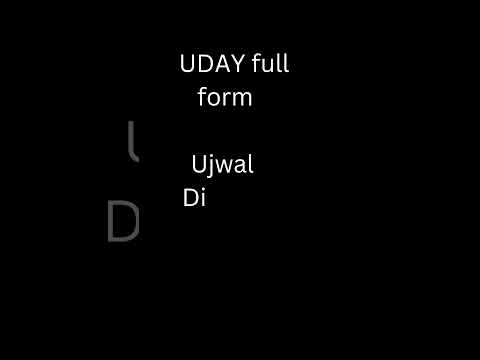 UDAY fullform