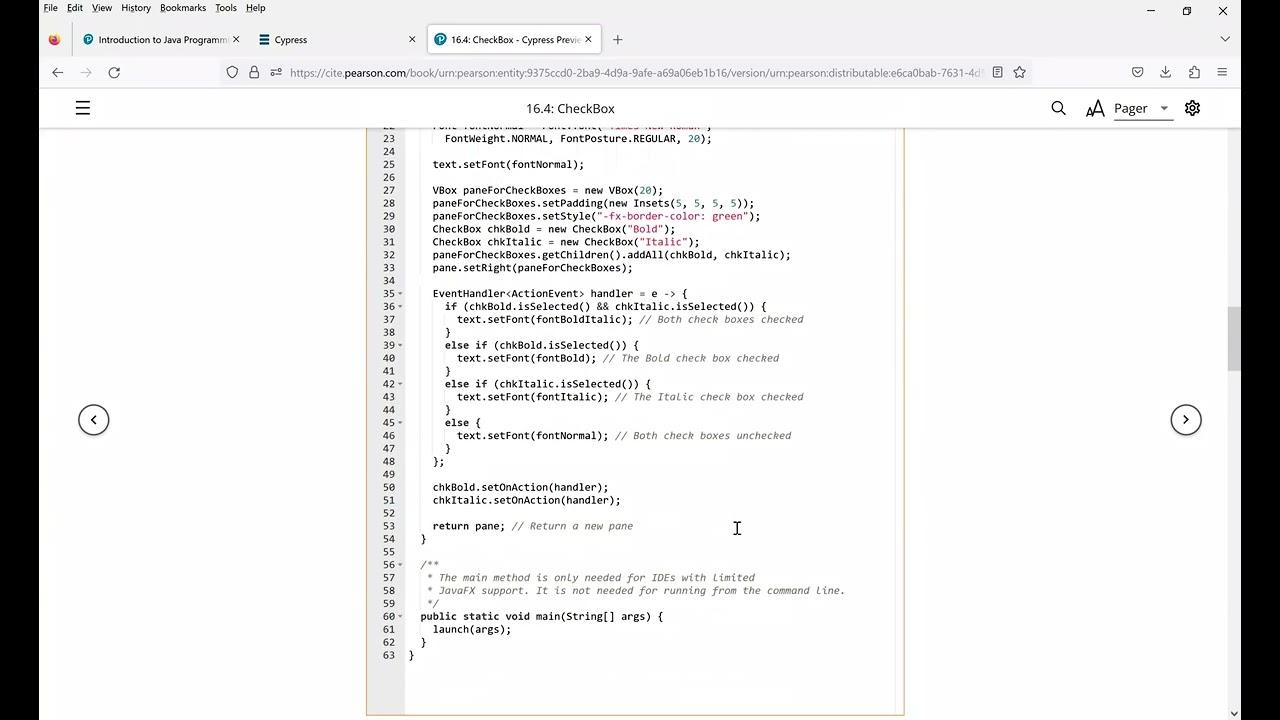 Daniel Liang Guide and Tips for Java Chapter 16