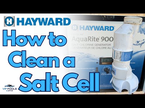 How to Clean a Hayward AquaRite Salt Cell | Cleaning a Pool Salt Generator Cell | Salt Cell Cleaning