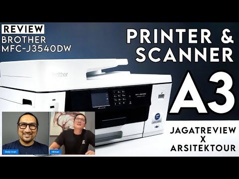 Printer-Scanner Kencang Serba A3, Cetakan Tajam, Multifungsi - Review Brother MFC-J3540DW