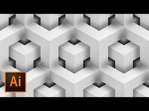 Create Vector GEOMETRIC Background Illustrator Tutorial Video Lecture - Adobe Illustrator ...