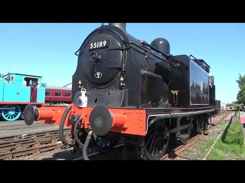 2023 Bo'ness & Kinneil 55189 working the service trains.