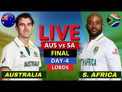 WTC Final Live: AUS vs SA, Final TEST, Day 4 | Live Cricket Score, Australia vs South Africa