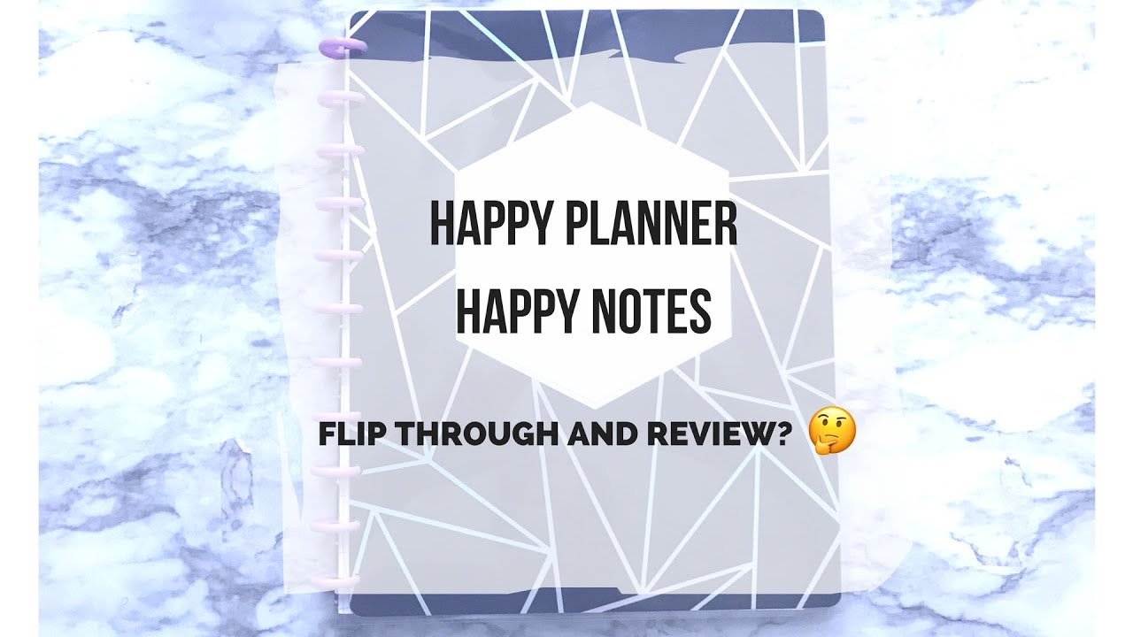 Happy Planner | Happy Notes | Flip Through and Review | AdultingwithNovia