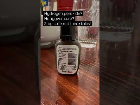 Drink hydrogen peroxide?