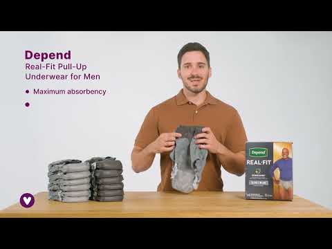 Depend Real-Fit Pull-Up Underwear for Men | Carewell’s Guide to Home Health