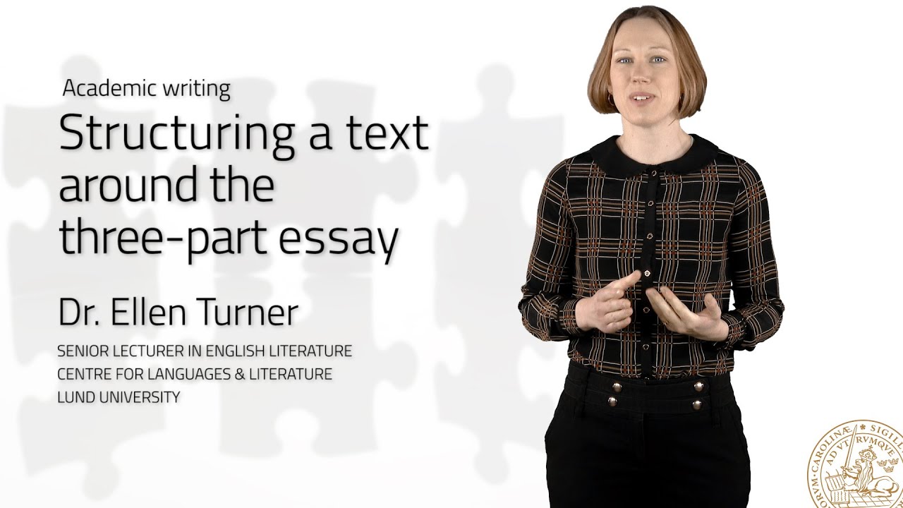 Structuring a text around the three-part essay