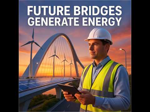 🌉 Futuristic Bridges That Generate Energy: Solar & Wind Powered Smart Structures? 🌿⚡