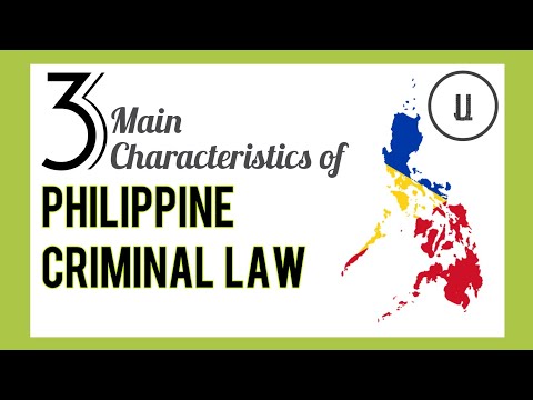 Characteristics of Criminal Law
