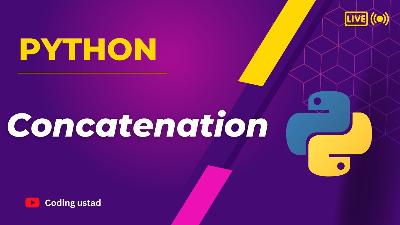 How to  Concatenate String in Python | String Concatenation in python
