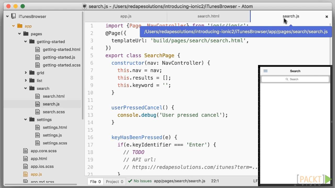 Introducing Ionic 2: Making API Calls | packtpub.com