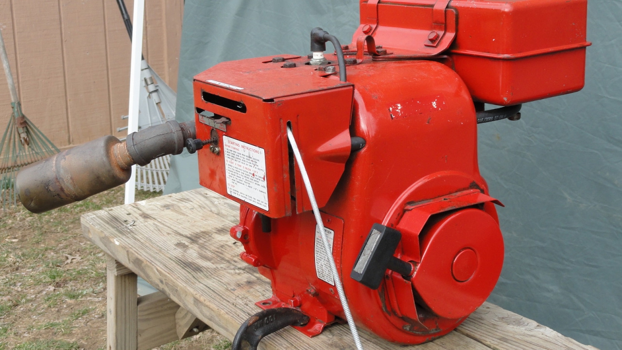 Tecumseh H50 5HP, high output power, near pristine engine 1969 built.