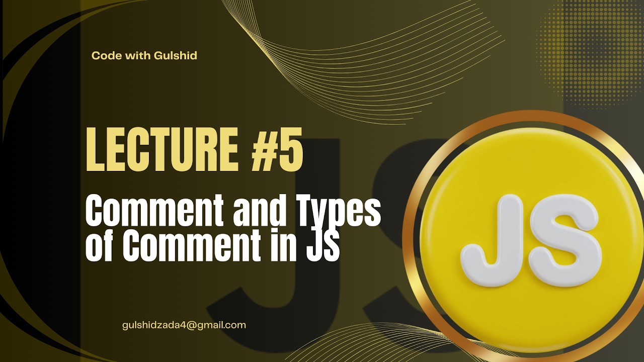 JavaScript Lecture #5 – Comments & Types of Comments in JavaScript