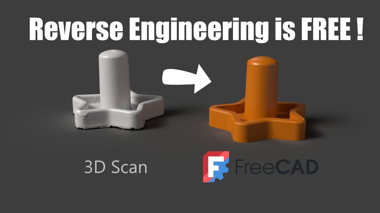 3D Scanning to CAD for Free: Beginner's Guide to Reverse Engineering with FreeCAD