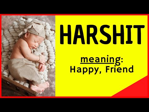 ✨ Harshit - Harshit Name Meaning – Harshit Name Status - Indian baby boy names - Hindu baby names