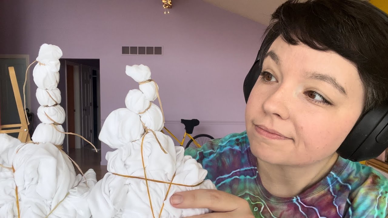 My new tie technique for geode tie dye