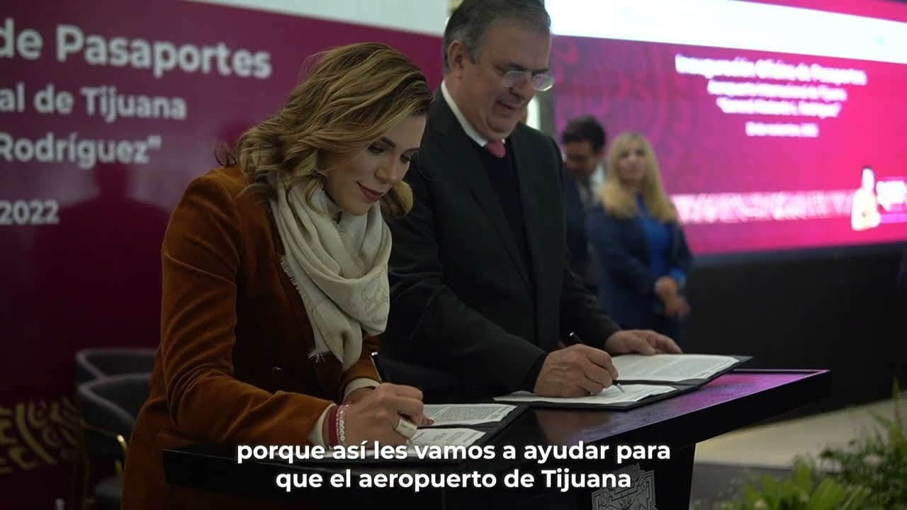 Nuevo módulo de pasaportes en el Aeropuerto de Tijuana