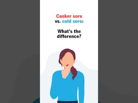 Canker sore vs cold sore: What's the difference?
