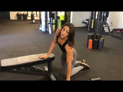 Reverse Hip Raise on Bench | myworkouts.io