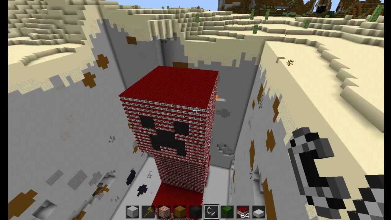 Minecraft: Lagless Giant Creeper Explosion