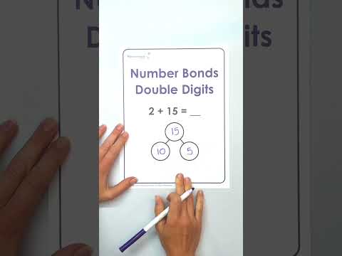 Singapore Math Mini Tutorial - Number Bond - Addition with double digits #mathiseasy #singaporemath