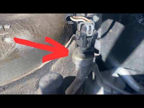 A/C Refrigerant Pressure Sensor Chevrolet Malibu 2.4L 2008-2012 Location and Replacement
