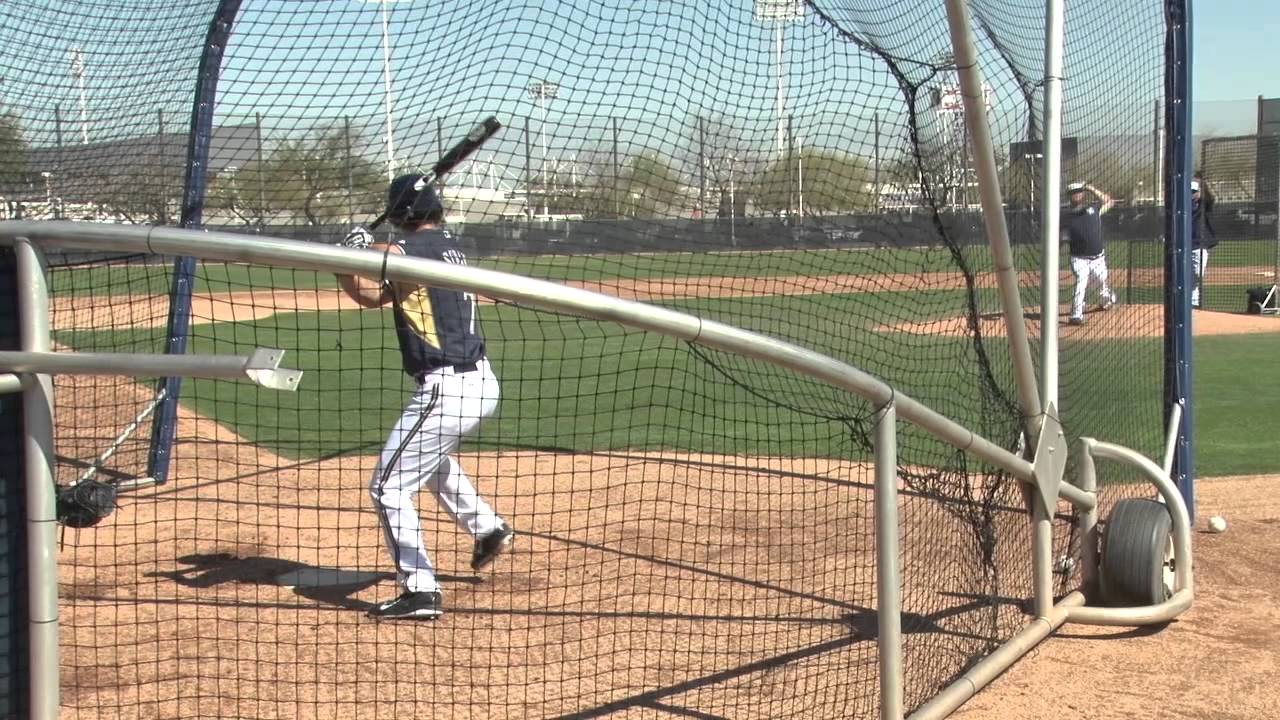 Brewers hitters face tough test with live batting practice