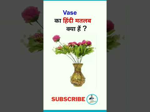 Vase Meaning in Hindi/ vase ka hindi matlab kya hai/ Vase meaning #english