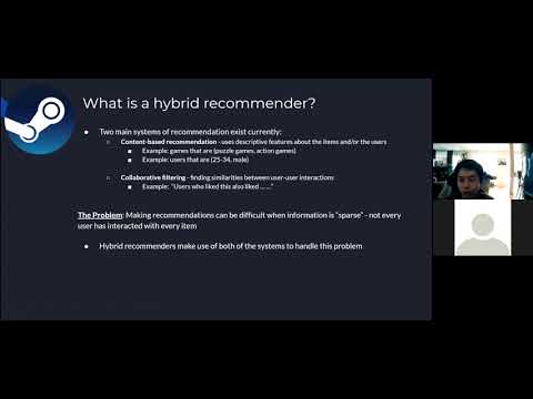 Tom Wang, Steam Game Recommendation Engine
