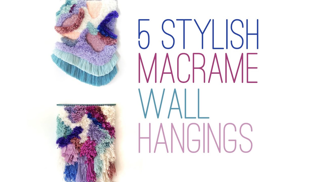 5 Stylish Macrame Wall Hangings