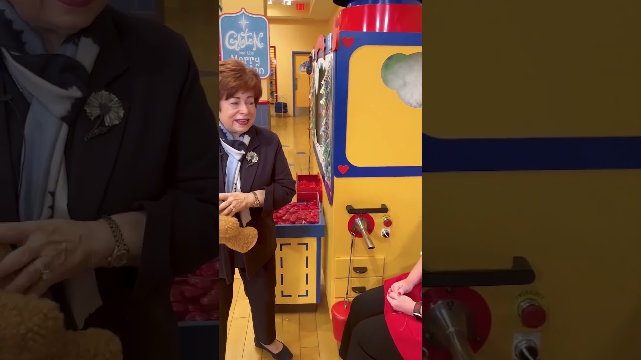 First Stuffing Premiere of our NEW Bearlieve Bear featuring Build-A-Bear Founder Maxine Clark!