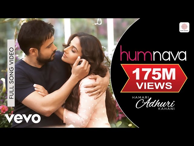 Humnava Lyrics Translation (in English) - Hamari Adhuri Kahani | Papon ...
