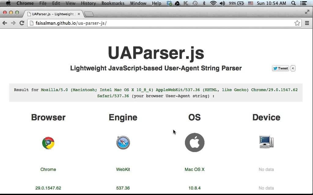 UAParser.js Overview