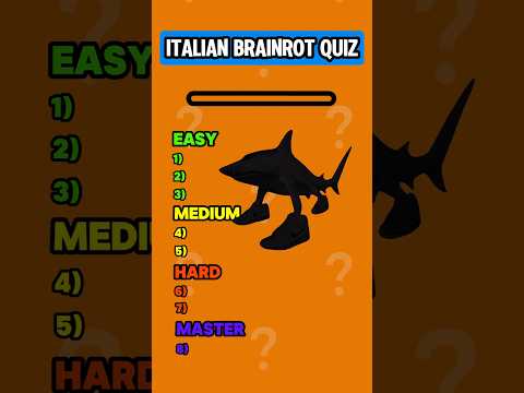 Guess Italian brainrot character by their shadow #brainrot #italianbrainrot