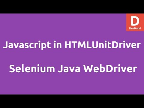 Learn Selenium Java Execute Javascript in HTMLUnitDriver - Mind Luster