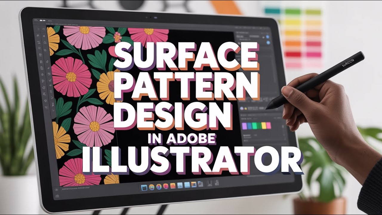 Surface Pattern Design in Adobe Illustrator: A Complete Beginner’s Guide (2026) | Adobe Illustrator