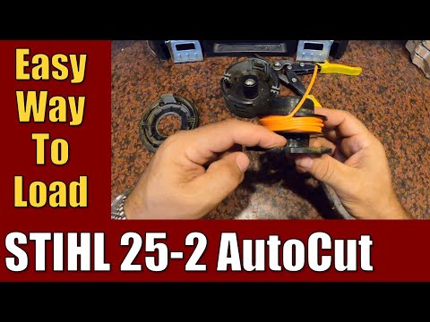 🌻Easy Trick to Load STIHL AutoCut 25-2 String Trimmer Head for Gas or Battery Weedeaters ✅