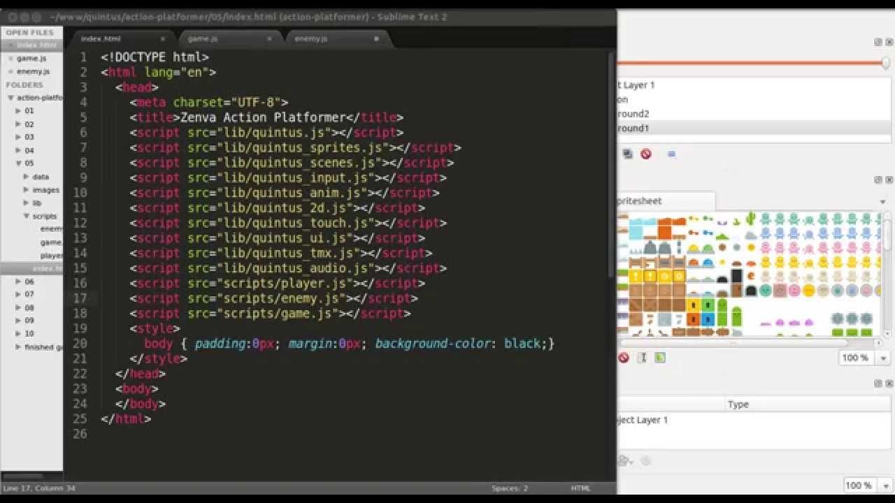 HTML5 Mobile Game Development Tutorial, Implementing Enemies