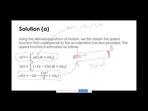 CVEN9422 Lecture week 1: Modelling the motion of a single vehicle (part 2)