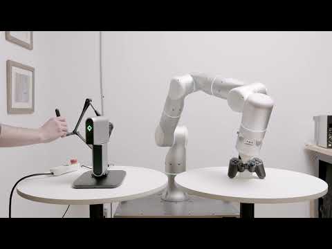 Real-time robot control and movement playback with the Inverse3 | Haply Robotics & FlexIV