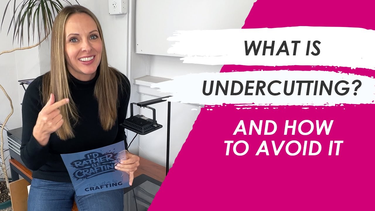 How To Avoid Undercutting when making Ikonart Stencils
