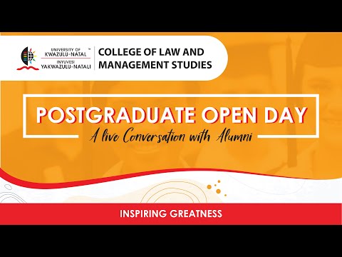 UKZN CLMS - Postgraduate Open Day (PMB)